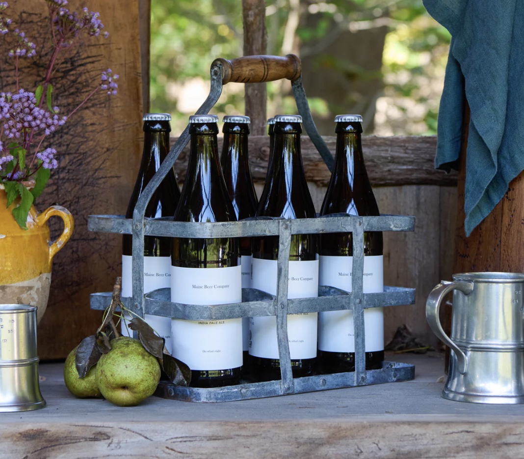 Vintage French Zinc Wine Bottle Carrier – Vintage Rowe